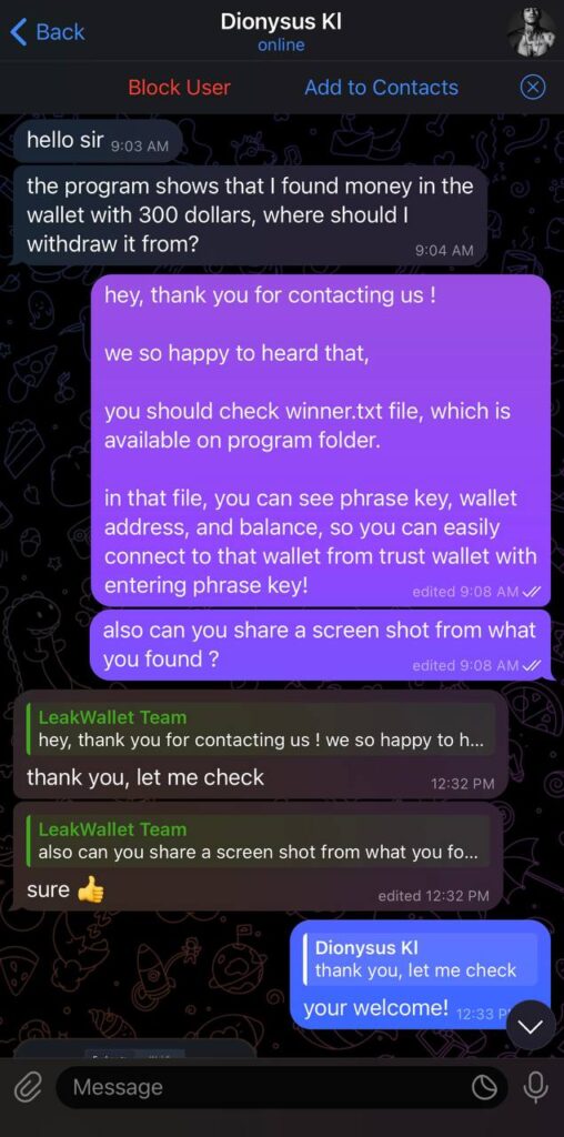 Leakwallet: Lost Wallet hunter & Cryptocurrency Tools